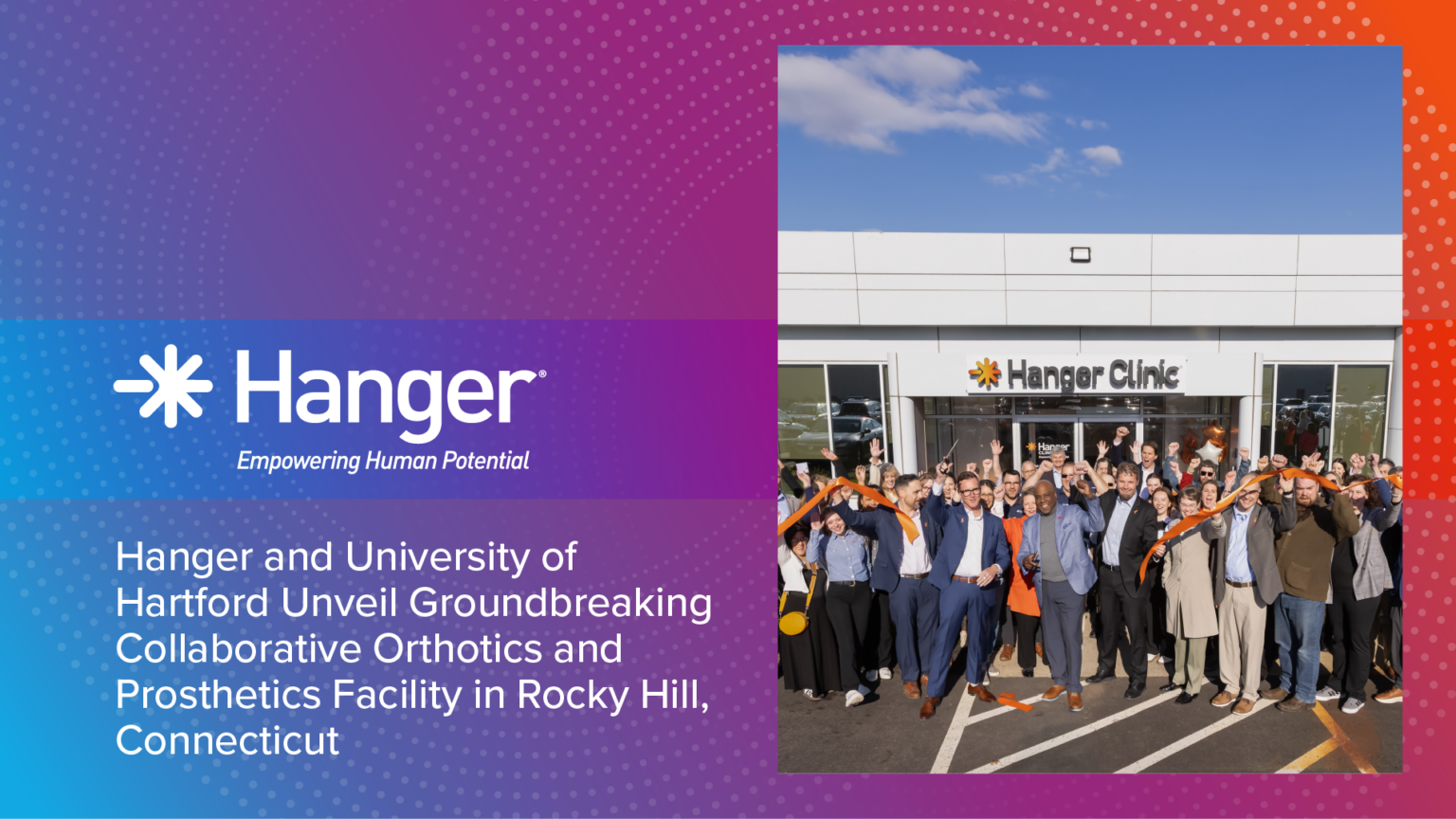 Hanger and University of Hartford Unveil Groundbreaking Collaborative ...